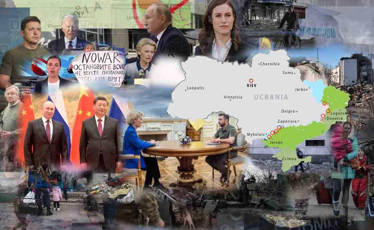 Mapa de la guerra de Ucrania a 15 de septiembre de 2022