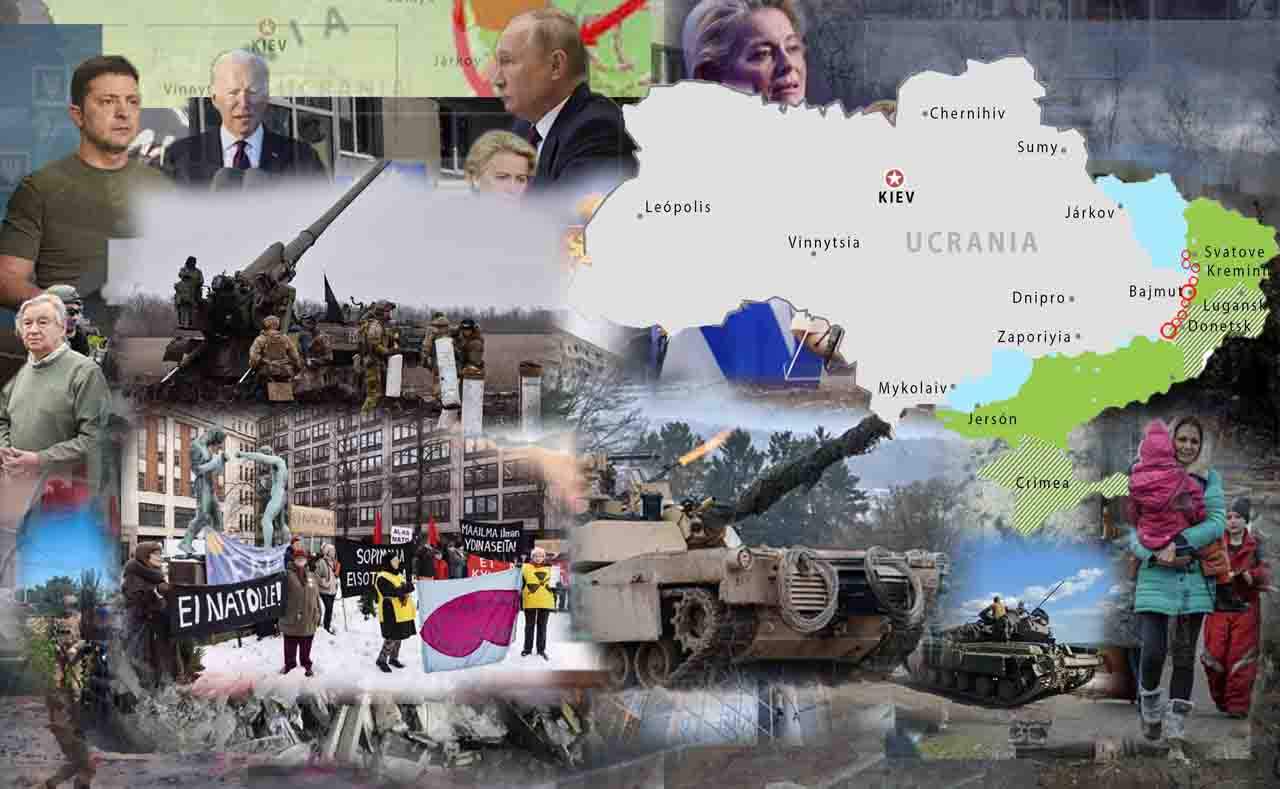 Mapa de la guerra en Ucrania a 1 de marzo de 2023