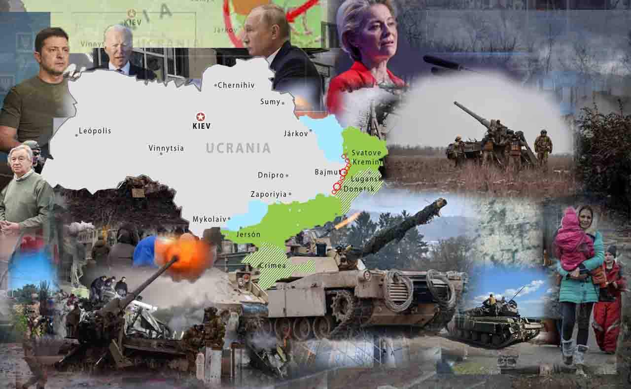 Mapa de la guerra en Ucrania a 6 de marzo de 2023