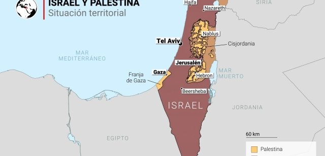 Mapas de la guerra entre Israel y Palestina, ultima hora